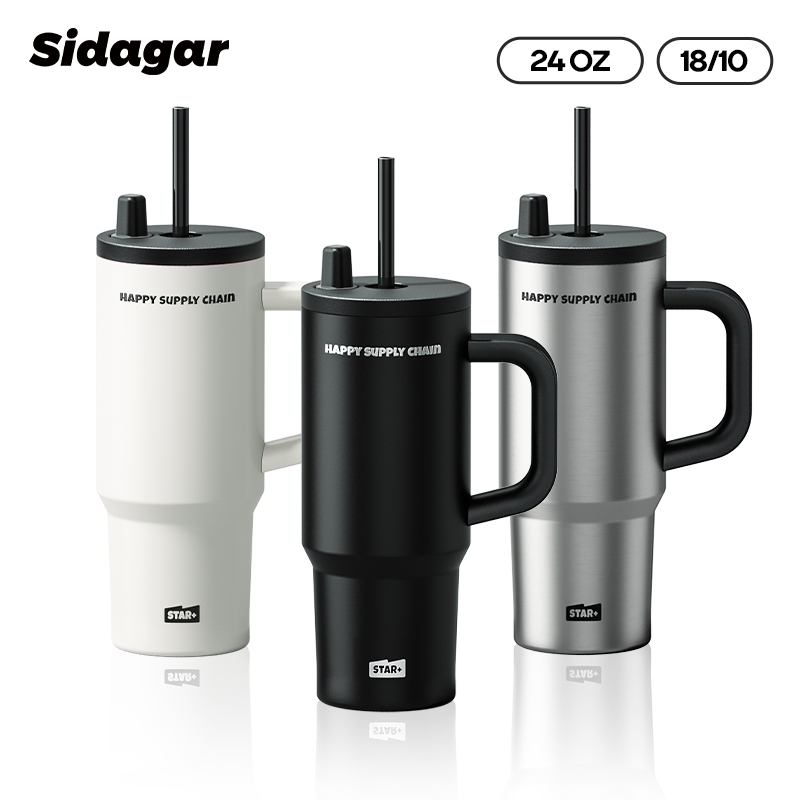 Sidagar Leakproof Vacuum Insulated Tumbler Bottle With Handle(316L/710ml) | Shopee Malaysia