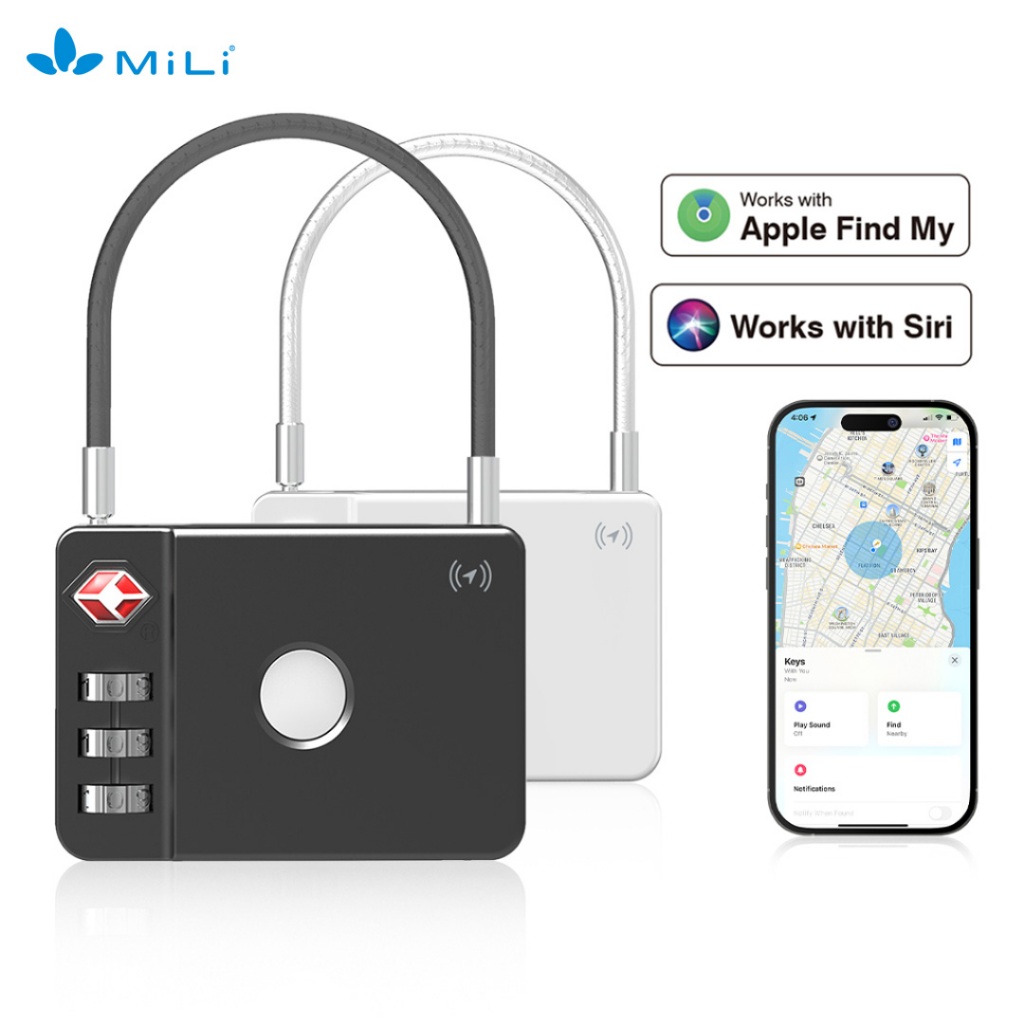 MiLi MiLock Bluetooth GPS Smart Anti-Loss Luggage Lock For iOS | Shopee ...