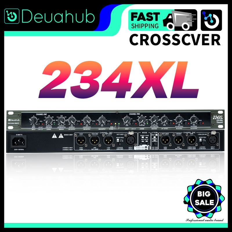 Deuahub 234XL Stereo 2 way/3 way / 4 way Crossover Stage Bar ...