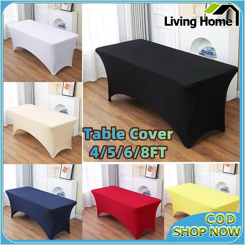 Elastic Tablecloth 4/6/8 Seater Hotel Restaurant Wedding Banquet Party ...