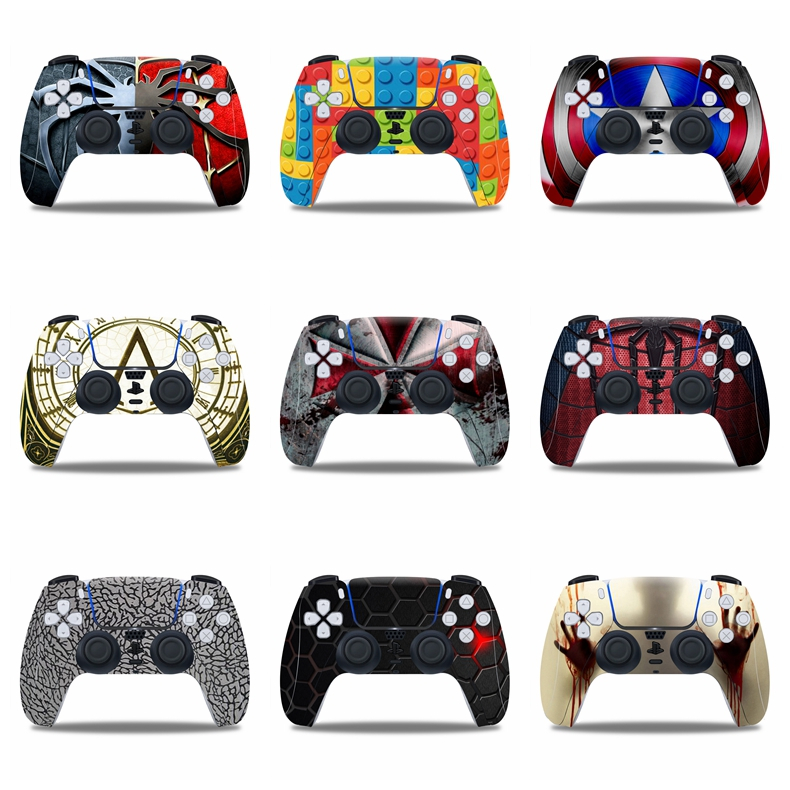 30 Colors PS5 Controller Remote Skins Decal Wrap Dualshock Stickers For ...