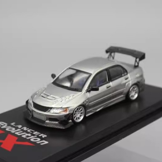 CM Model Silver 1 64 RV Sports Car Lancer 9th Generation Lancer Model ...