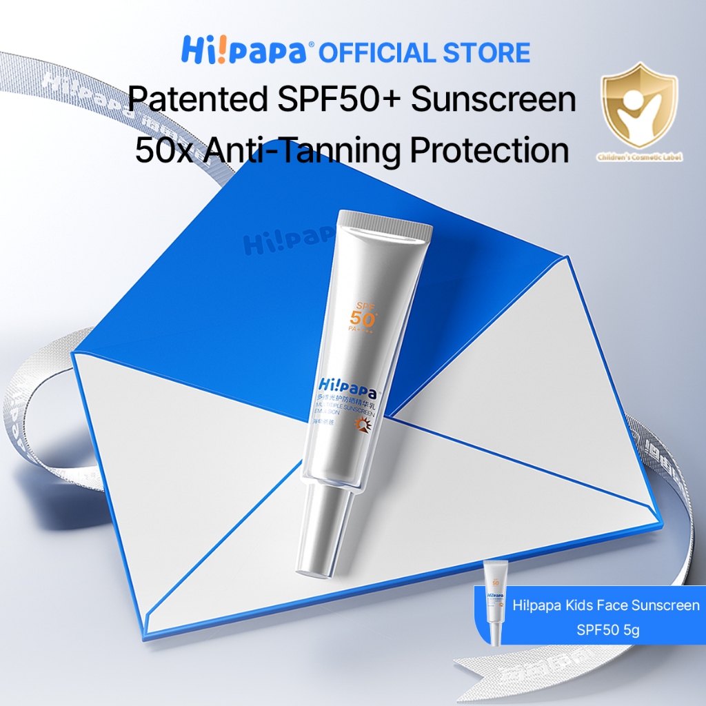 [SAMPLE] Hi!papa Kids Face Sunscreen SPF50 PA++++ Waterproof Centella ...
