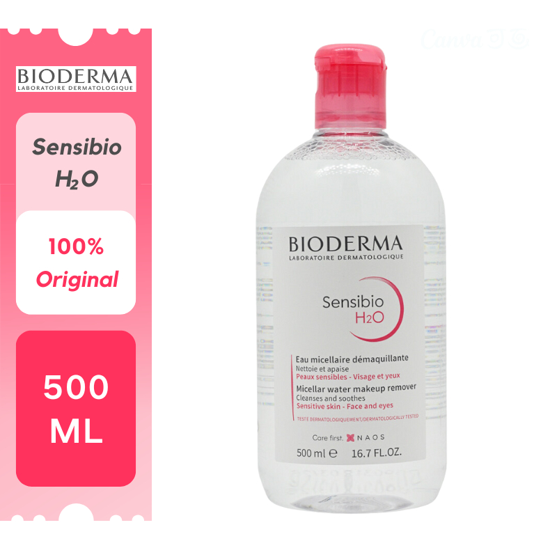Bioderma Sensibio H2O Make-Up Removing Solution Sensitive Skin 500ml (EXP:02/2027) | Shopee Malaysia