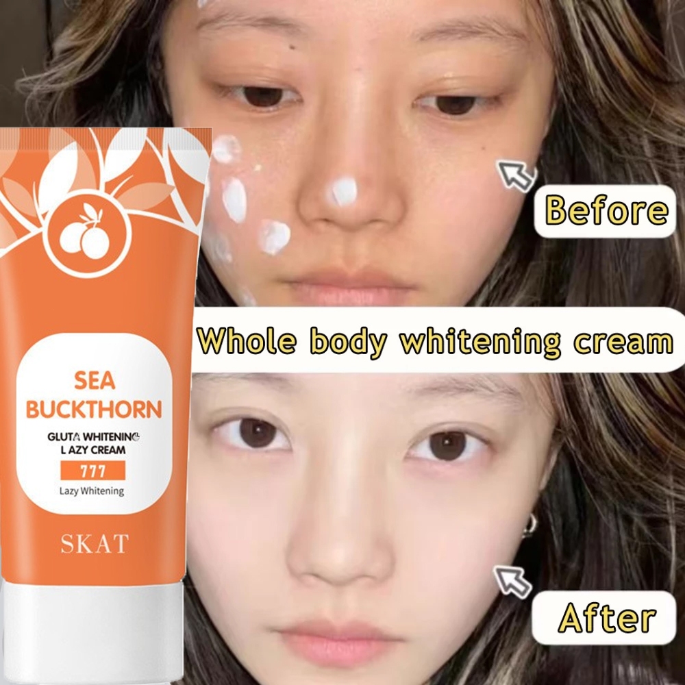 30g Sea Buckthorn Gluta Whitening Lazy Cream Facial Hydrating Whitening ...