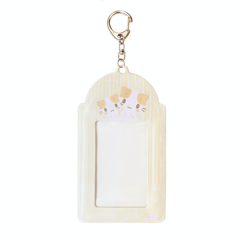 Masyumaro Fluffy Fuwa Nyanko Cat ID Card Holder Card Case Cute Idol ...