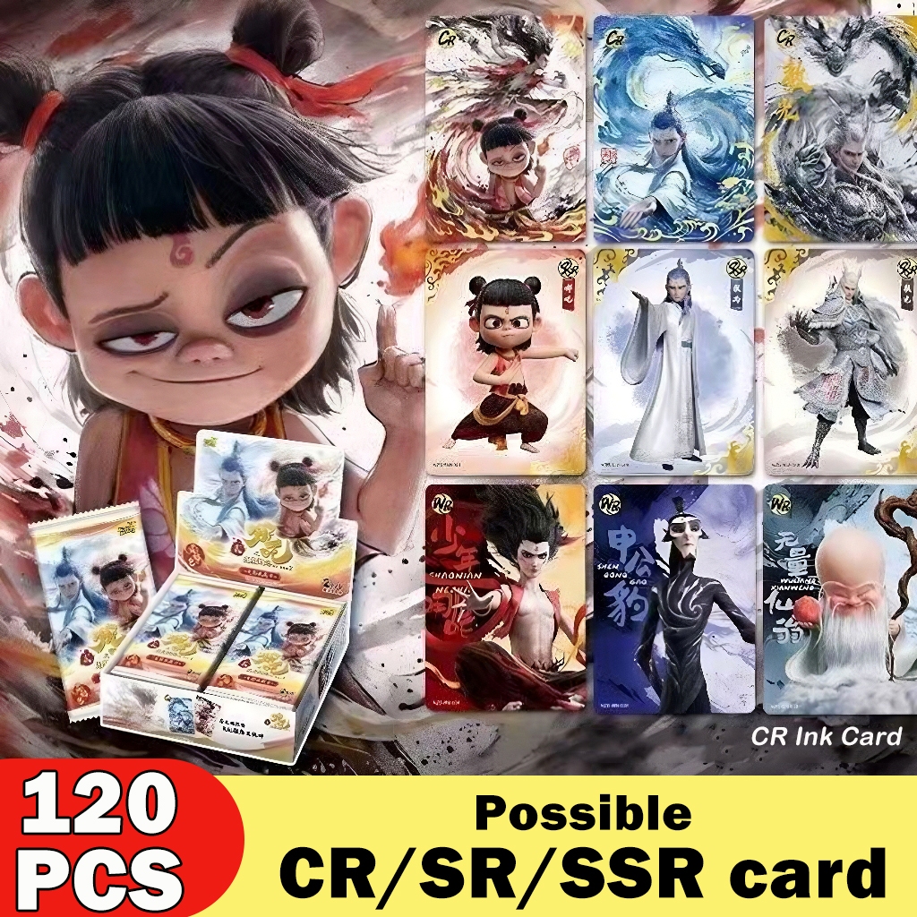 120 Nezha card 敖丙 Spirit Flame Pack Rare CR/SR/SSR kad Nezha ...