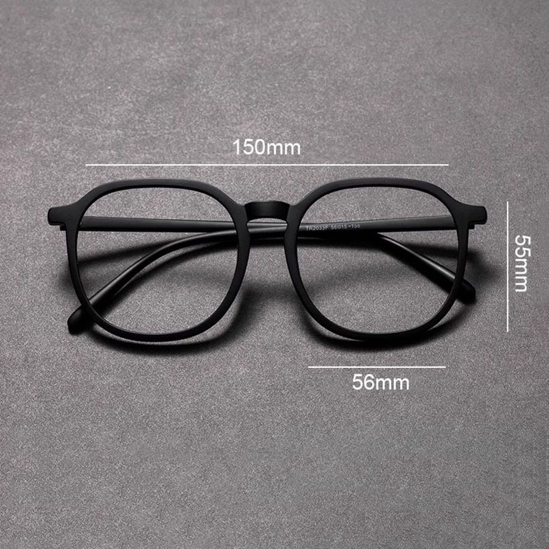 150mm Oversized Glasses Frame Unisex Big Face Glasses for Men Women ...