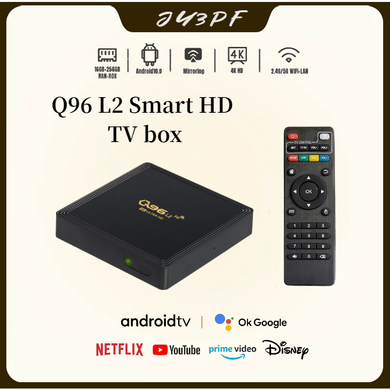 Q96 L2 Smart 4K TV 16GB 256GB WiFi 2.4G/5G Android 11.1 HD Home Portable TV | 4K Live Channel ...