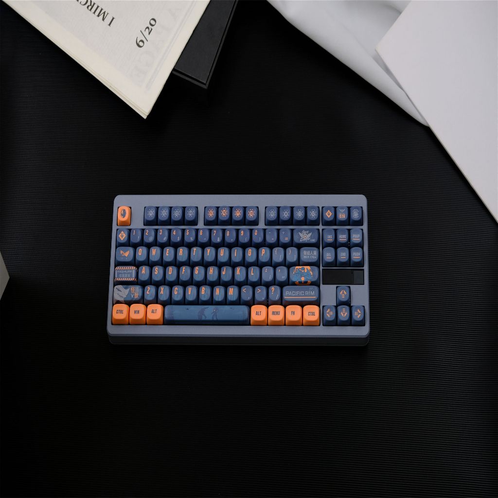 GMK Around Pacific Keycaps Set 151 Keys PBT Material MOA Profile for MX Switch Mechanical ...