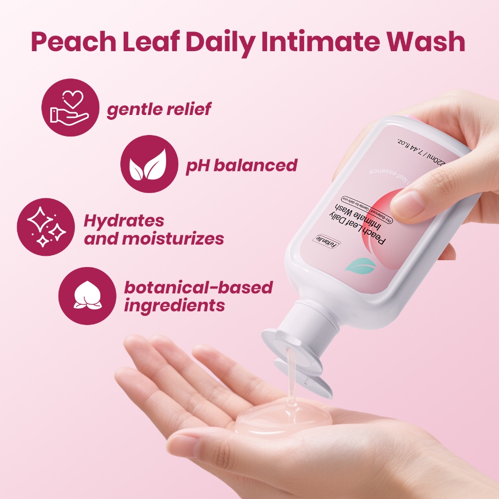 FuYanJie Peach Leaf Probiotic Feminine Wash For Intimate Area Hygiene ...