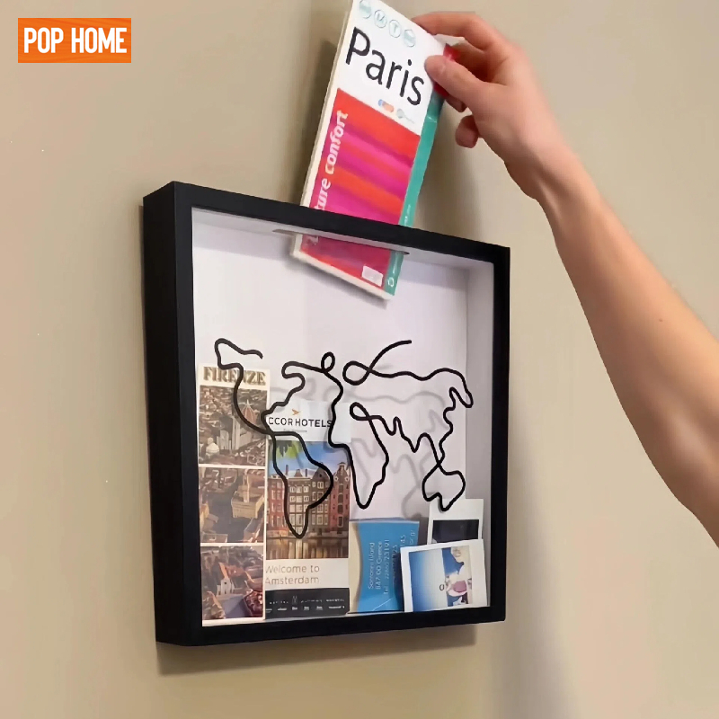 Travel Bill Storage Ticket Storage Box Travel Record Photo Frame ...