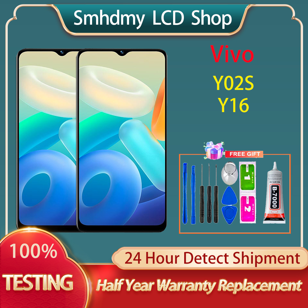 For Display Vivo Y02S Y16 LCD Touch Screen Replacement | Shopee Malaysia