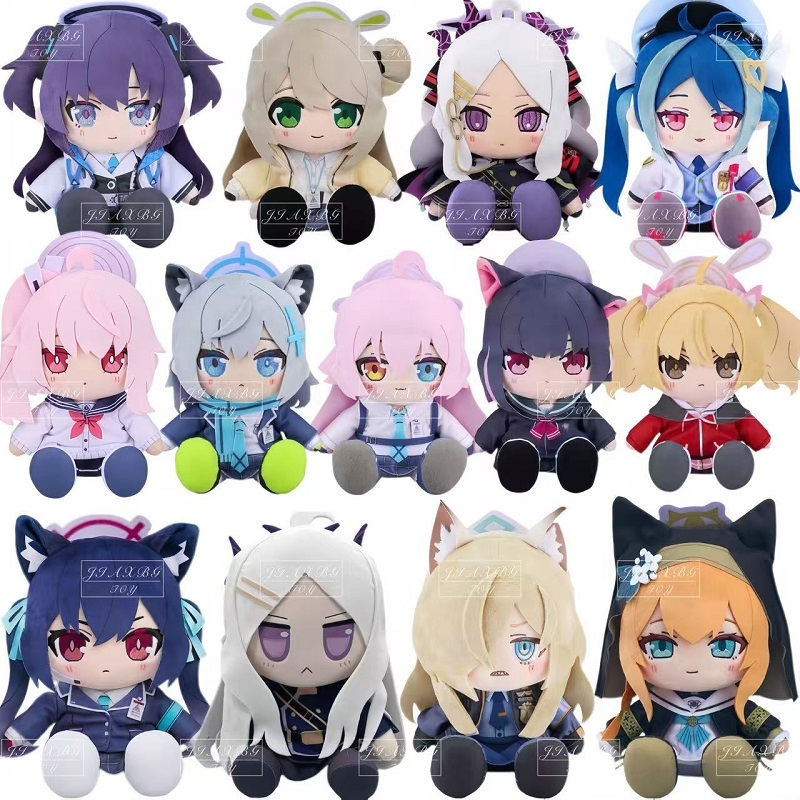 Blue Archive Sunaookami Shiroko Takanashi Hoshino Plush Toy Dolls Gift ...