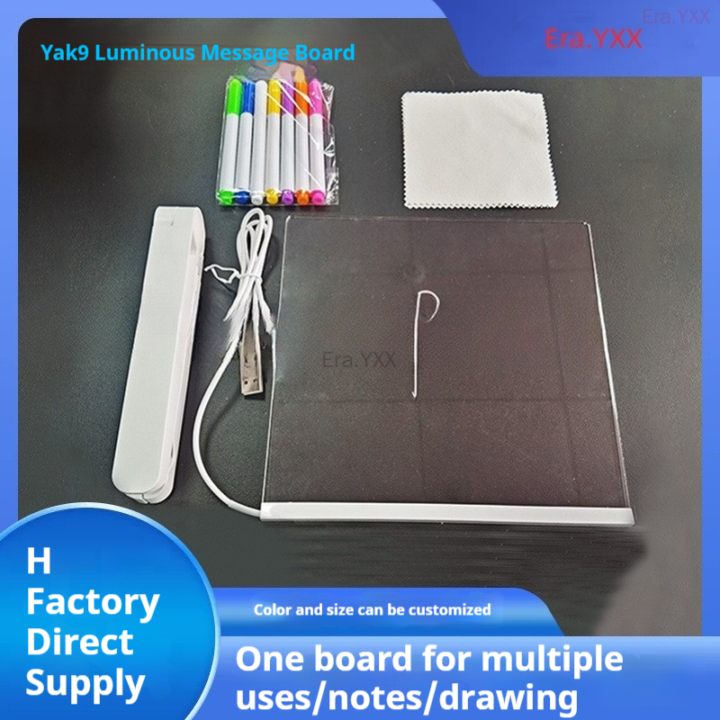 Diy diy Acrylic Luminous Message Board Meal Board Drawing Board ...