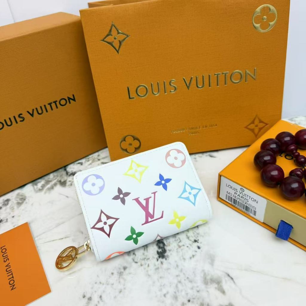 [Original Assembly Box] lv Embossed Letter Pattern Zipper Opening ...