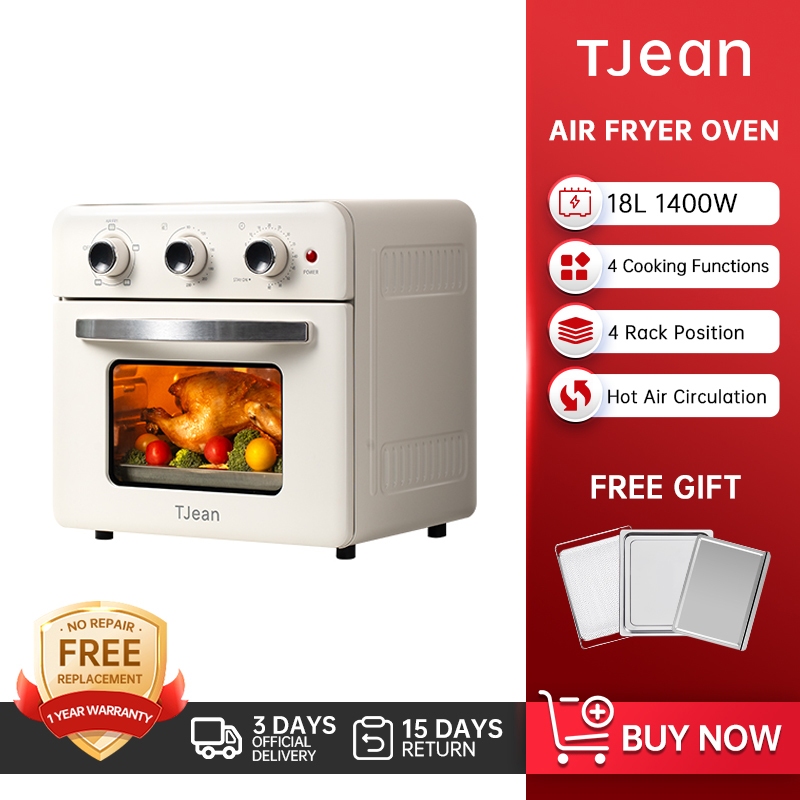 TJean Air Fryer Oven Cooker Inverter 18L Multifunctional Household ...