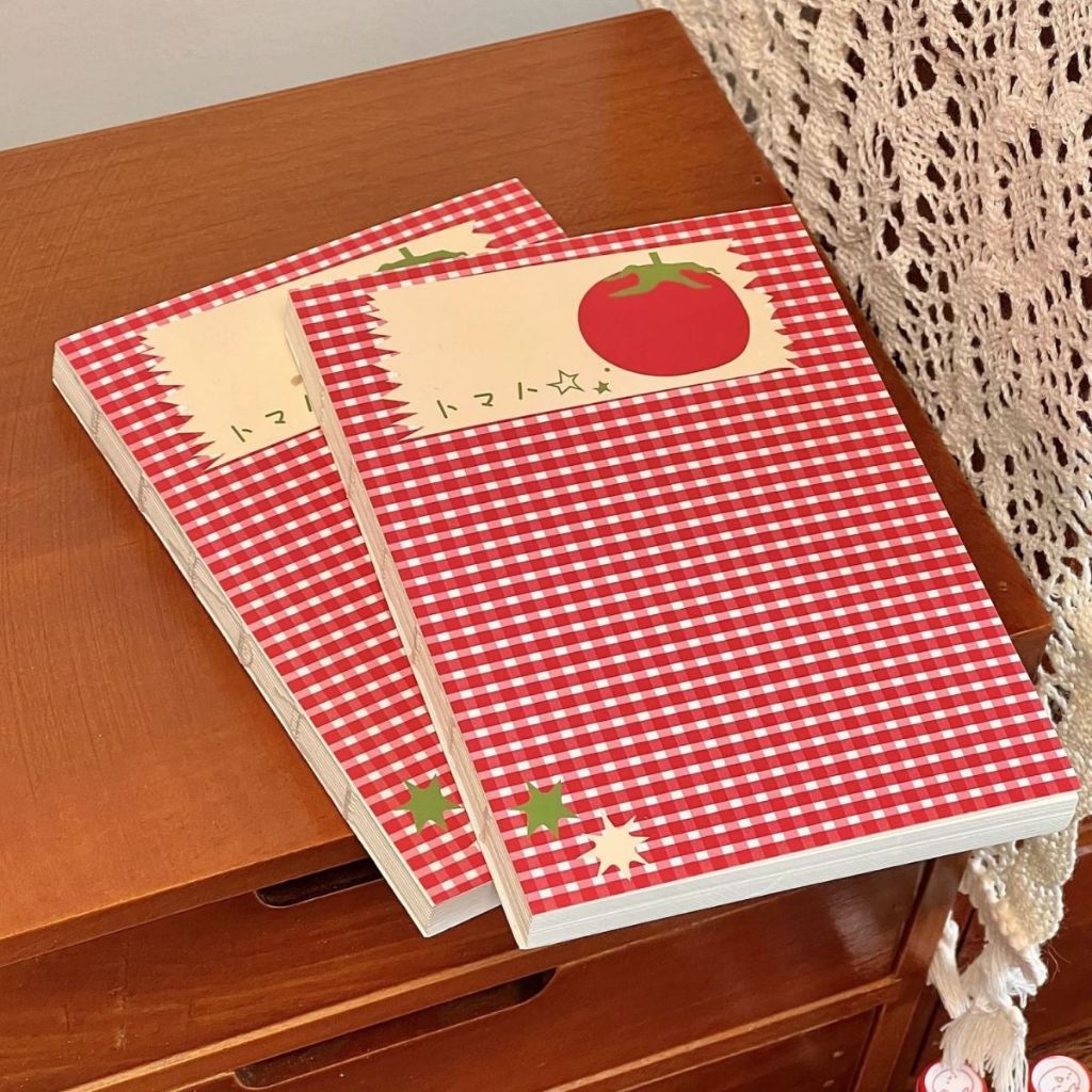 OHAYA |Handbook Retro Tomato Notebook Schedule Notebook Blank Notebook ...