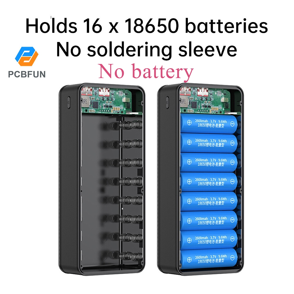Pcbfun Fast Charging 22.5W 16S 18650 Flat Head Lithium Battery Charging ...