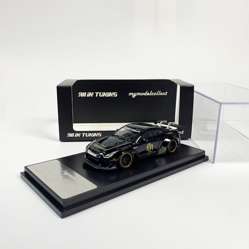 MC 1:64 Model Car Nissan LB GTR35 JPS Livery Simulation Alloy Die-Cast ...