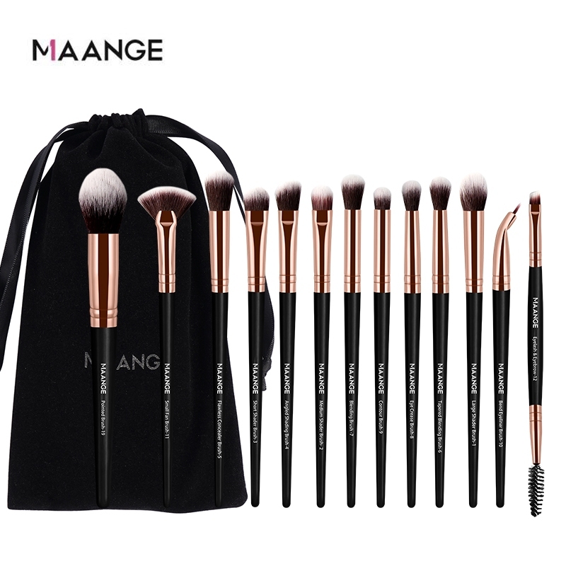 MAANGE Set Berus 13 Keping Alat Kosmetik Solekan Profesional 5818 ...