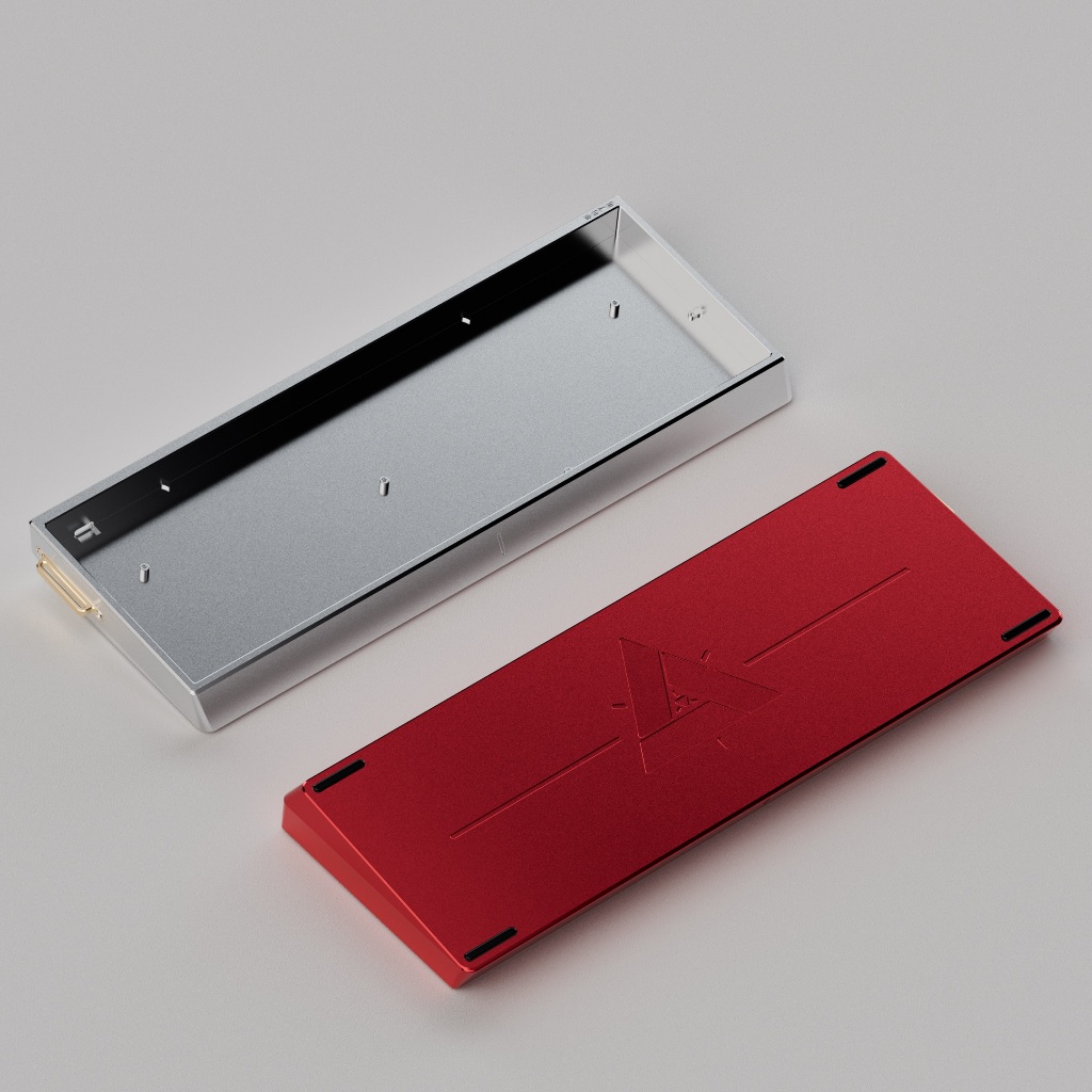 MT60he Anodizing Aluminum CNC Case for 60% Mechanical Gaming Keyboard ...