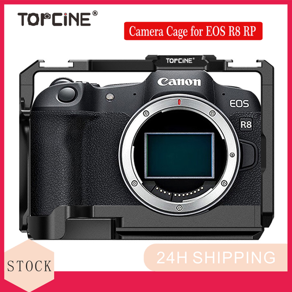 RP Camera Cage for Canon EOS R8 Camera Aluminum Full Cage with Cold ...