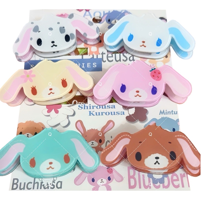 Sugarbunnies PVC Clips Momousa Blueberryusa Strawberryusa Anime Bunny ...