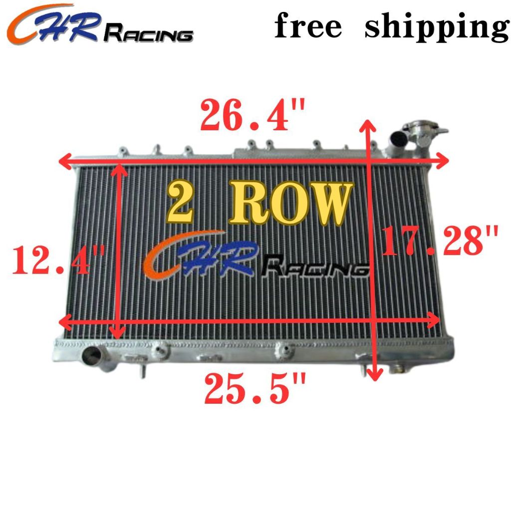 50MM Aluminum Radiator For 1991-2000 Nissan Pulsar N14 N15 GTIR SR20DET ...