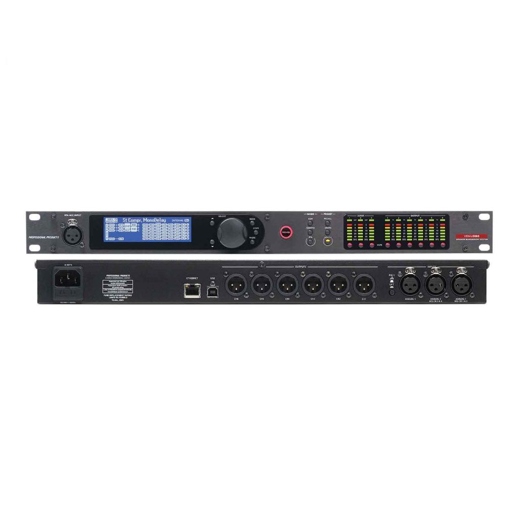 VENU360 3 Input 6 Output Stage Pro Audio Processor Original Software Audio Driver Rack Complete ...