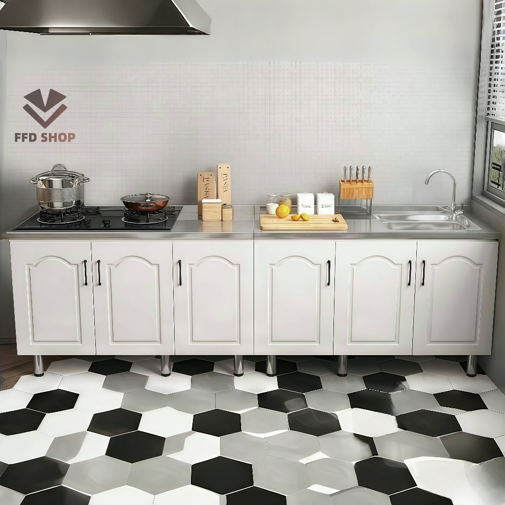 Kitchen Cabinet Sink Cabinet Almari Dapur Kabinet Dapur Stove Cabinet ...