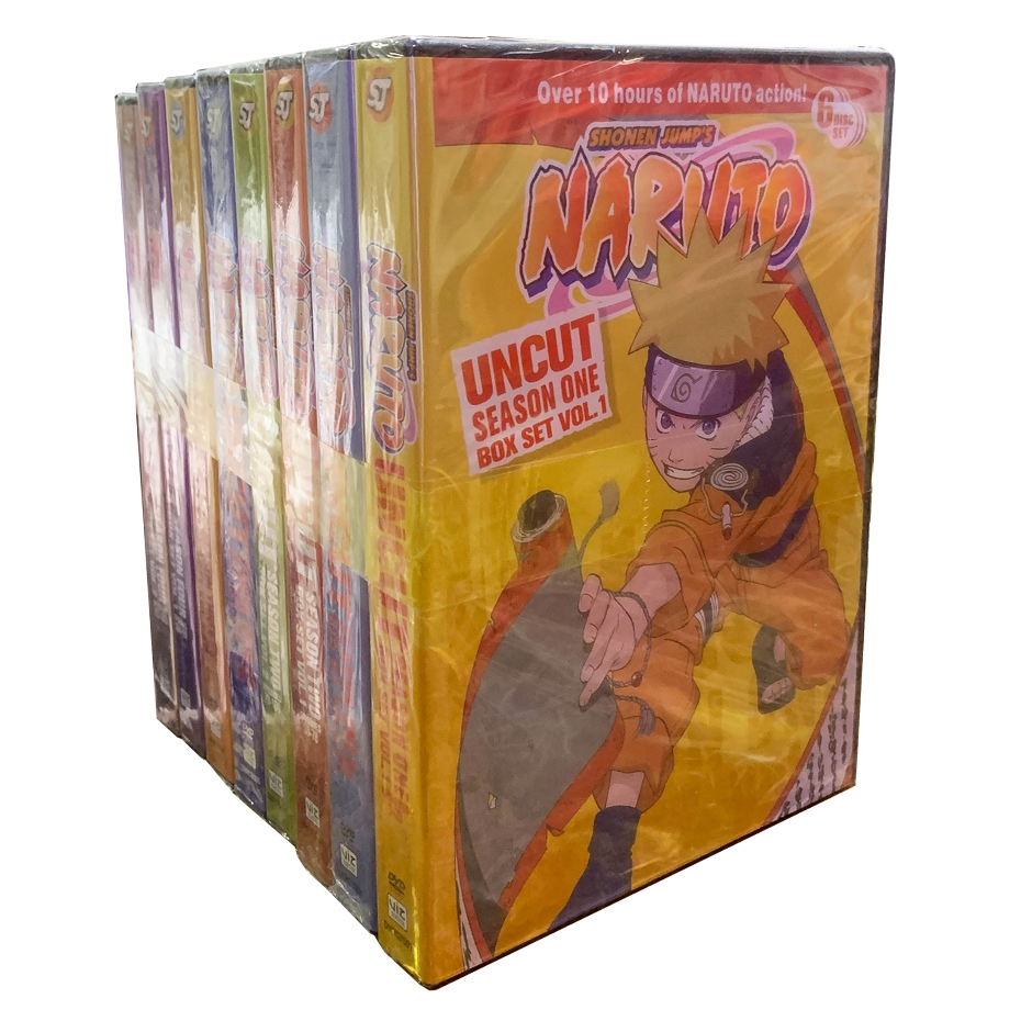 Anime Naruto Complete Works 48 Disc Naruto Uncut Complete All Season 1 ...
