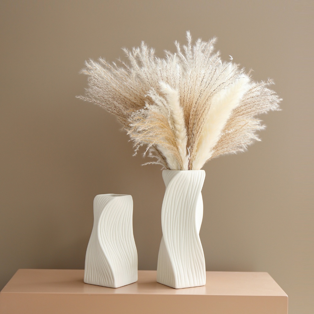 Nordic Irregular Flower Vase Minimalist Flower Arrangement Vase Dried ...