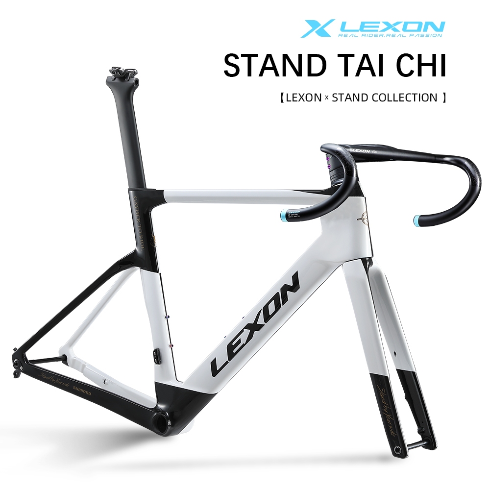2025 Lexon Carbon Road Bike Frame Disc Brake Full Inner Cable Racing ...