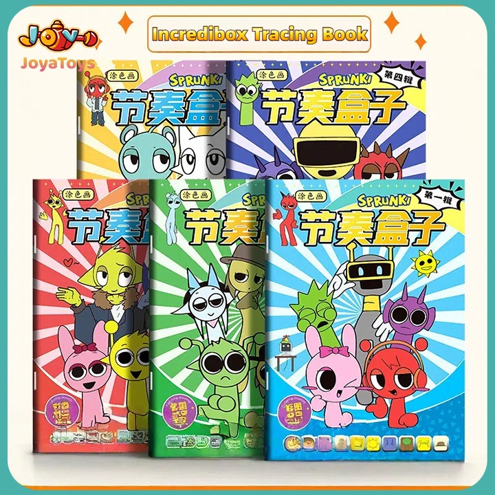 Sprunki Incredibox Coloring book tracing game coloring entry line ...