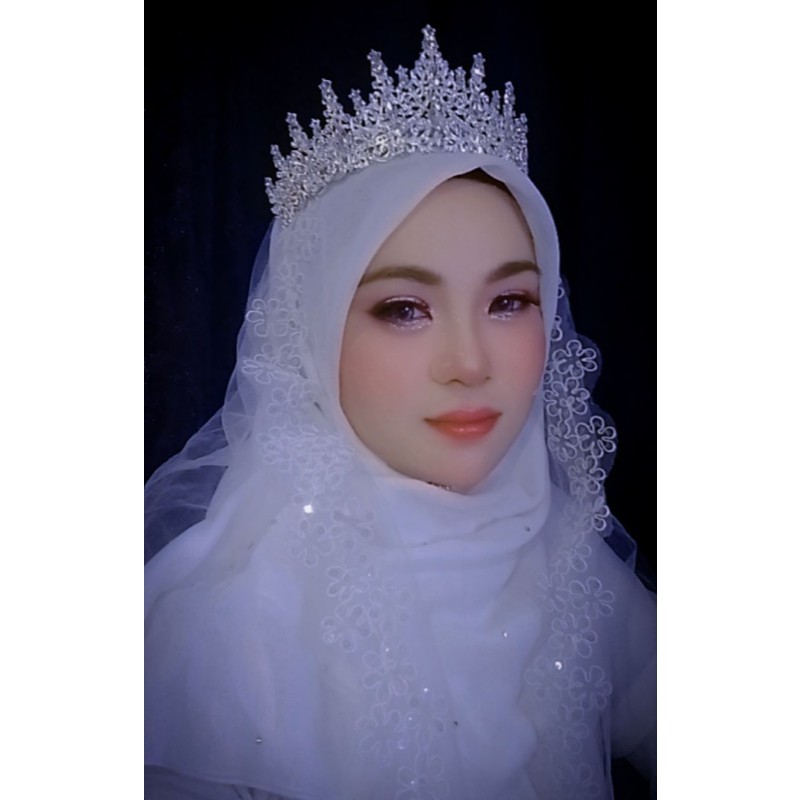 [CROWN Bride SILVER] Malaysia Ready Stock Crown Rhinestone, Crown ...