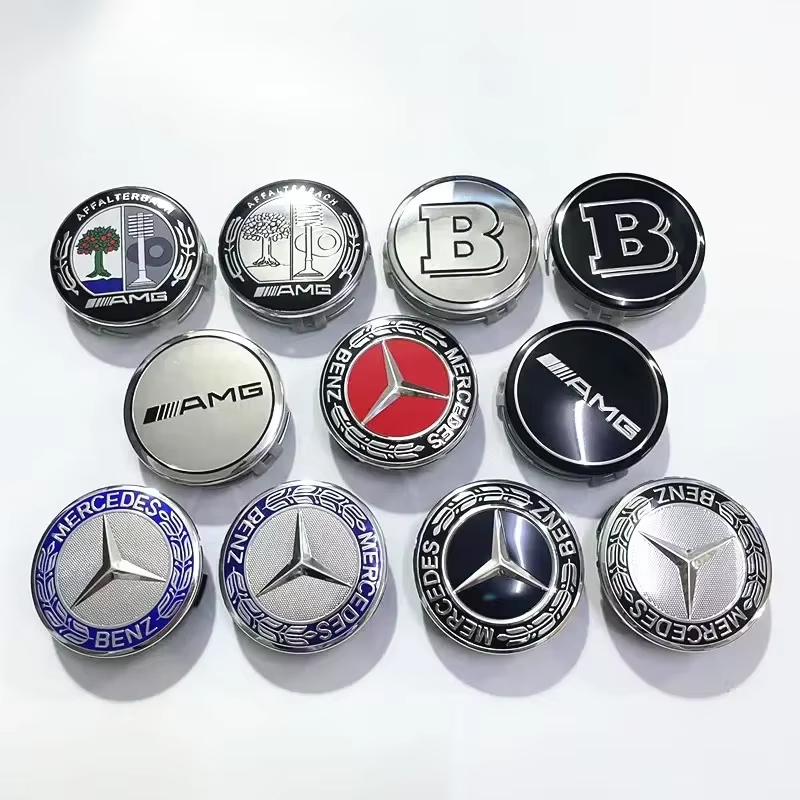 4PCS 75mm Metal Emblem Car Wheel Center Hub Cap Cover Badge For ...