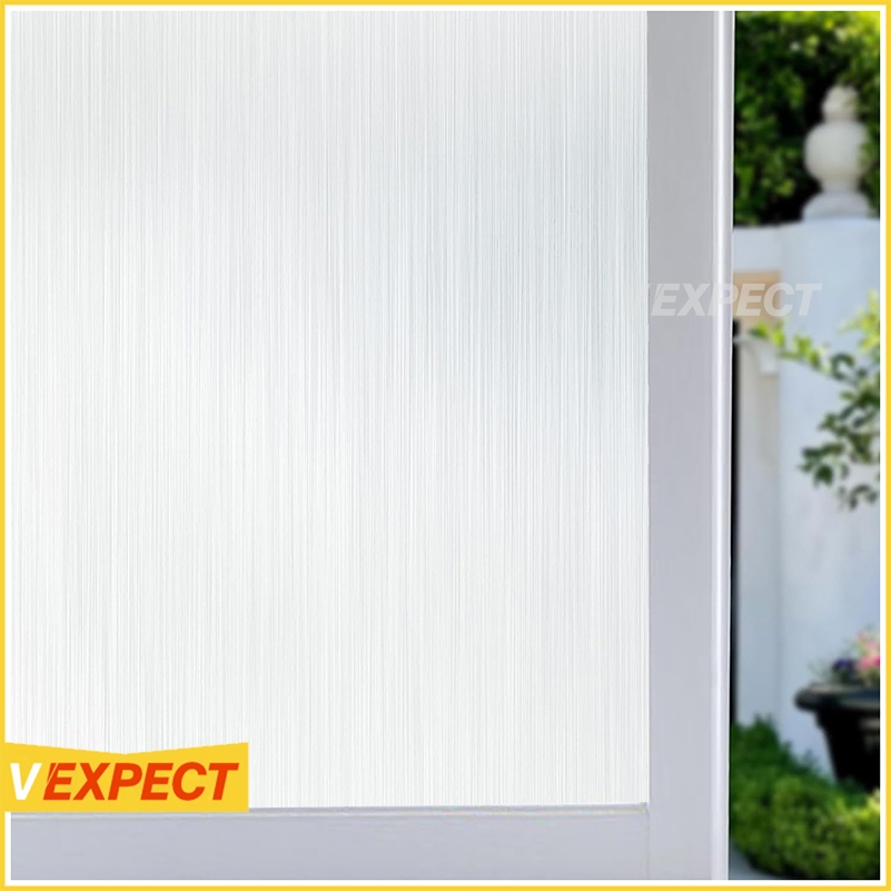 Window Privacy Sticker Film, Silk Textured Glass Window Paper, Total ...
