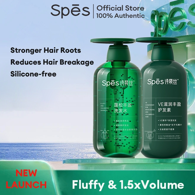 Spes 500ml Fluffy And Volumzing Shampoo & VE Conditioner Stronger Hair ...