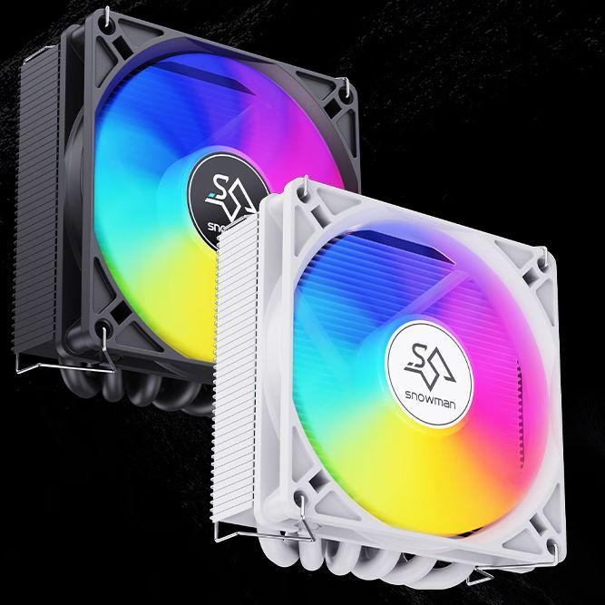 SNOWMAN MC45 CPU air cooler low profile for LGA1700/1200/115x/AM5/AM4 ...