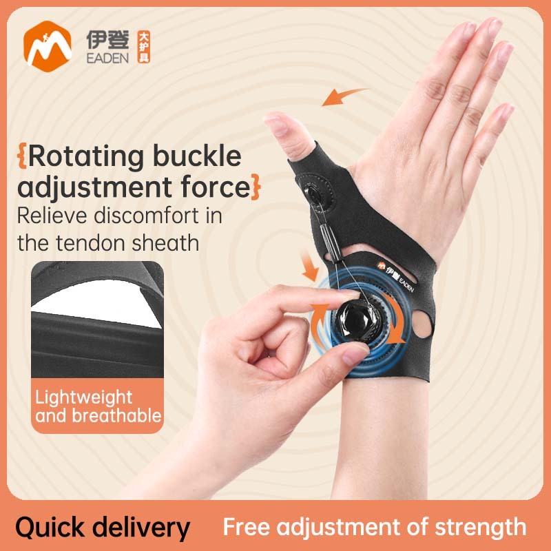 Eaden Thumb Wrist Tendon Sheath Support Brace Rotating Buckle ...