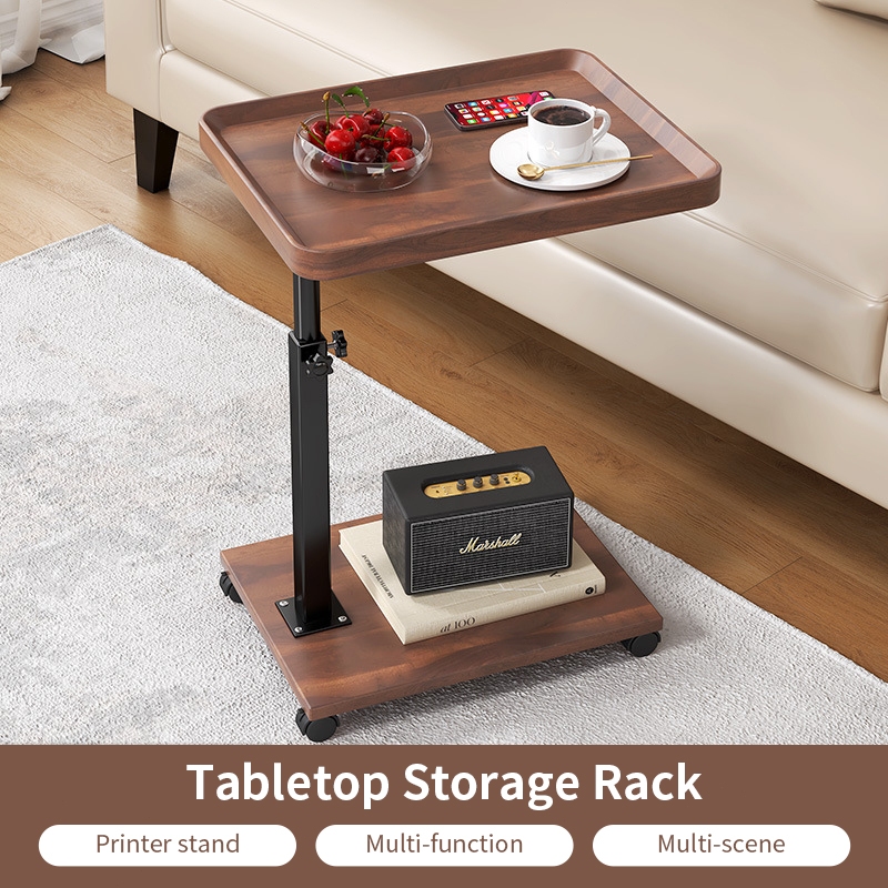 Movable Coffee Table Liftable Side Table Sofa Corner Table | Shopee ...