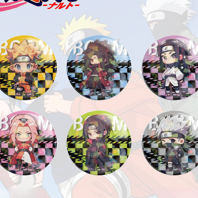 Naruto Sasuke Sakura Ningji Uchiha Zebra Iron Badge | Shopee Malaysia