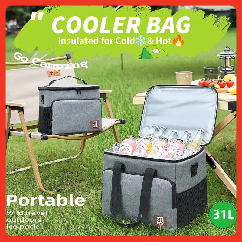 14L/27L/31L Water-Resistant Insulated Cooler Bag,Thermal Insulated Bag ...