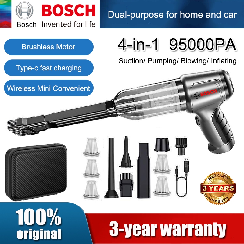 Bosch 95000Pa Brushless TYPEC Cordless Car Vacuum Cleaner +无线吸尘机 ...