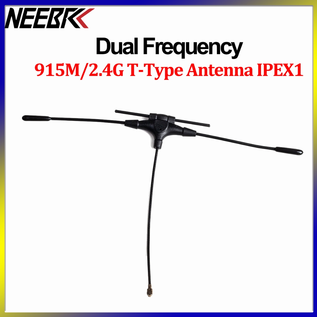 NEEBRC T-type Antenna 80mm 915MHZ /2.4G IPEX1 For TBS CROSSFIRE Receiver /Frsky R9mm 900MHZ DIY ...