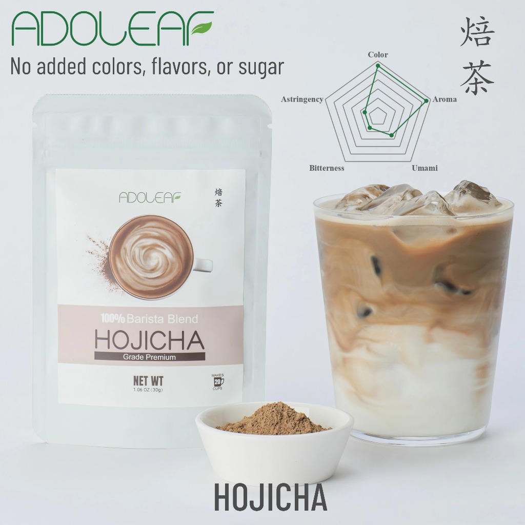 Hojicha Powder, Roasted Matcha Green Tea Powder , 100% Pure No Sugar No ...
