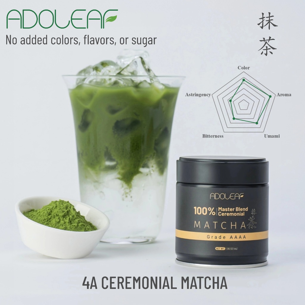 4A Superior Blend Matcha Ceremonial Grade Green Tea Powder,100% Pure No ...