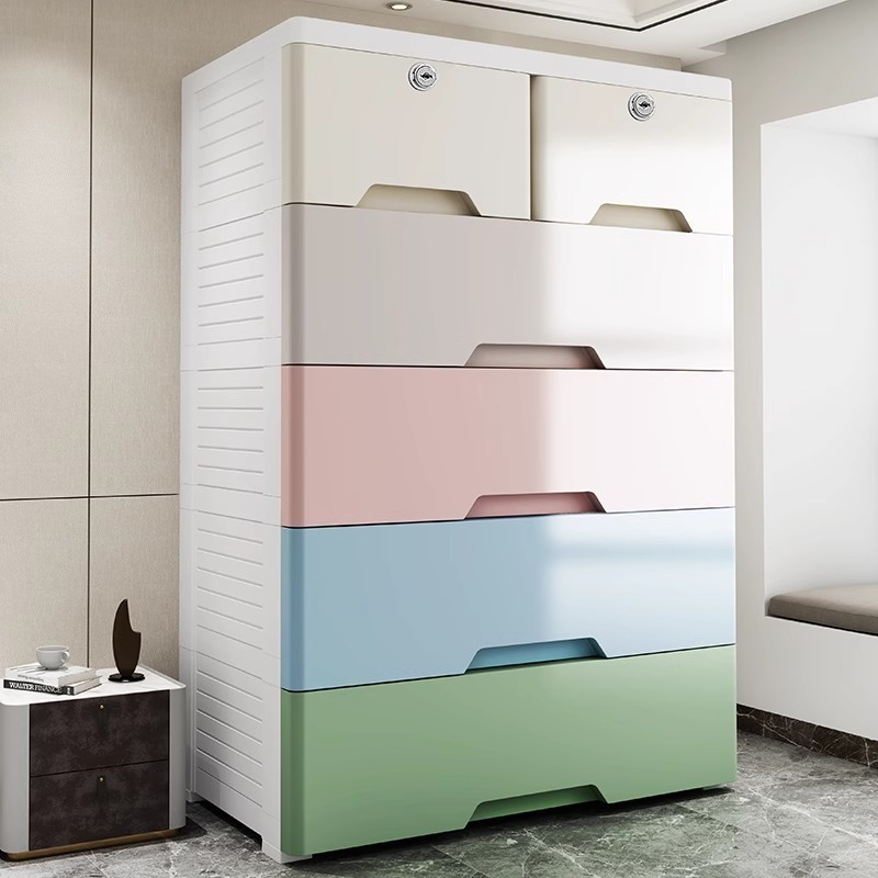 Plastic Drawer 36cm-49cm-59cm Plastic Drawer Cabinet Plastic Storage ...