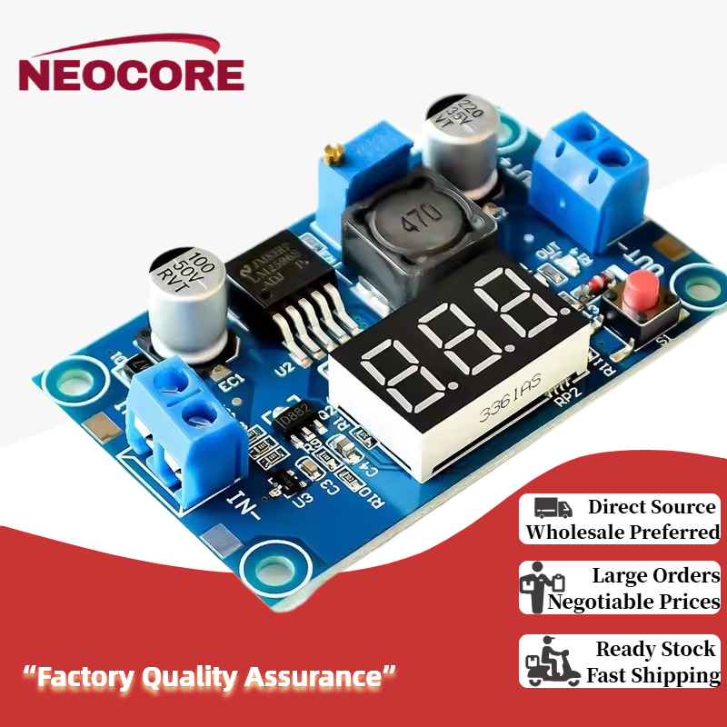 LM2596 DC DC Step Down Converter Voltage Regulator LED Display Voltmeter 4.0~40 to 1.3-37V Buck ...